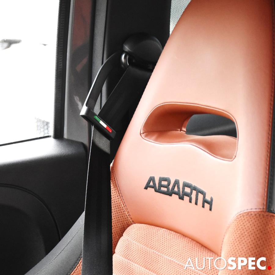 アバルト（ABARTH） FIAT ABARTH 500 595 695 シートベルト アジャスター core OBJ フィアット 2pcs 左右 内装 アクセサリー : AUTOSPEC.y ...