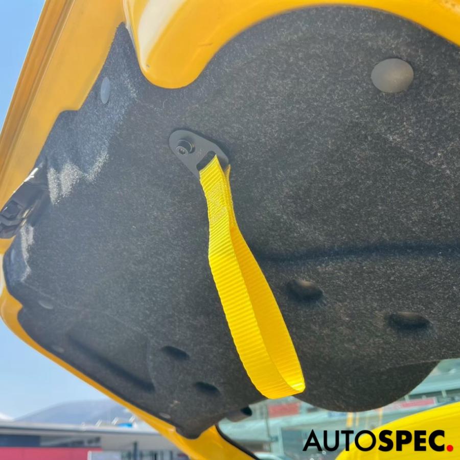 アバルト AutoStyle テールゲートストラップ FIAT ABARTH 500 595 695 イエロー リアゲートストラップ : AUTOSPEC.y-store - 通販 ...