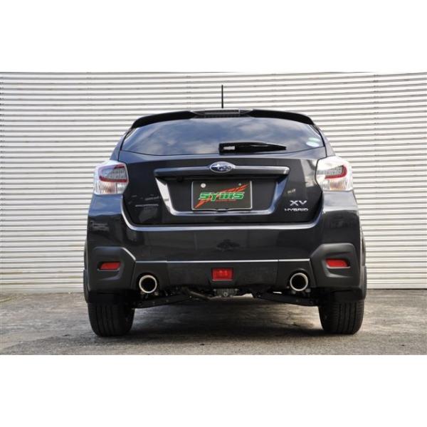 シムスレーシング インプレッサXV/インプレッサXVハイブリッド GP7/GPE リヤマフラー+マフラーガーニッシュ SYMSマットブラック 塗装済 : オートヴィレッジ - 通販 ...