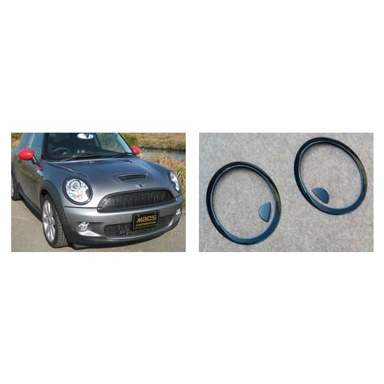 マックスコーポレーション BMW MINI R55/56/57 ヘッドランプリムカバー リアルカーボン柄 : AutoVillage オート ...