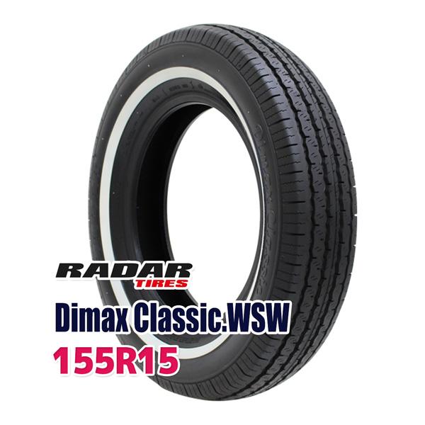 RADAR 155R15 82S Radar Dimax Classic.WSW 3.9cm タイヤ サマータイヤ : AUTOWAY ...