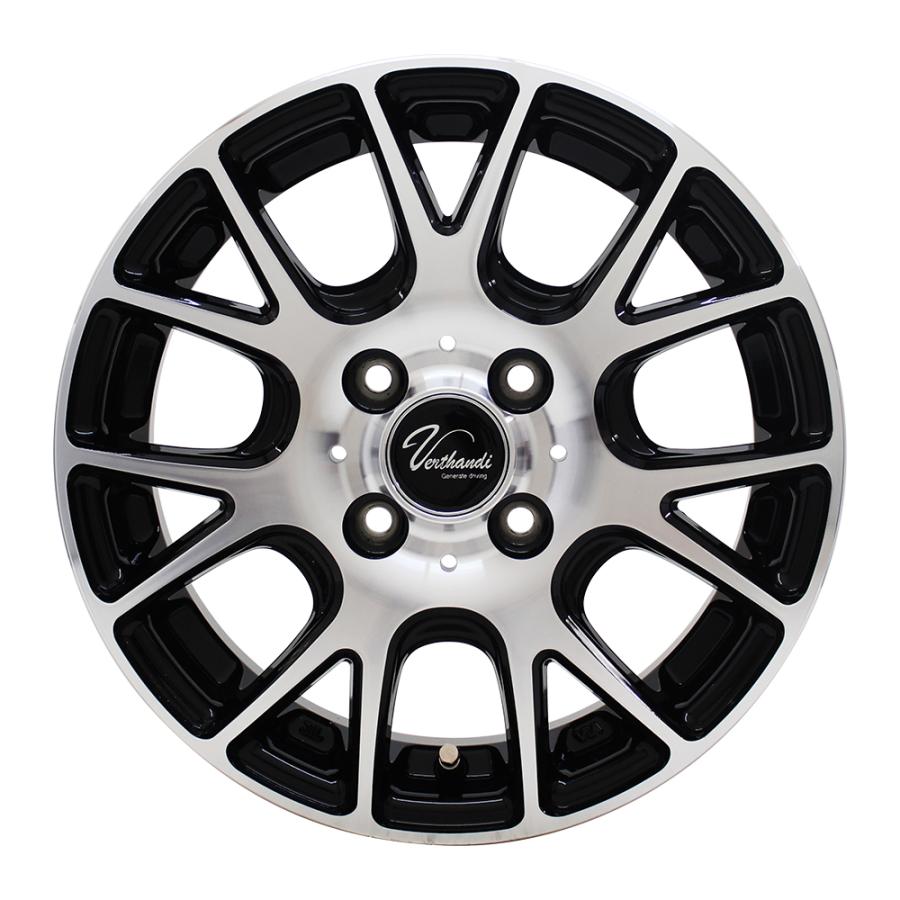 【4枚セット】 Verthandi YH-M7V 14x4.5 +45 100x4 BK/POLISH : AUTOWAY(オートウェイ) - 通販 - Yahoo!ショッピング