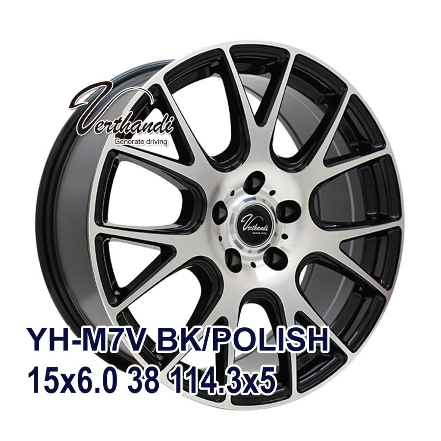 【4枚セット】 Verthandi YH-M7V 15x6.0 +38 114.3x5 BK/POLISH : AUTOWAY(オートウェイ) - 通販 - Yahoo!ショッピング