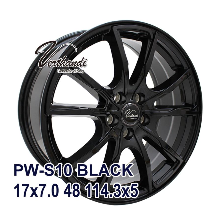 【4枚セット】 Verthandi PW-S10 17x7.0 48 114.3x5 BLACK : wh08110 : AUTOWAY(オートウェイ) - 通販 - Yahoo!ショッピング