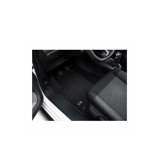 シトロエン 純正 C3 B6系 平成29年7月〜現行 フロアマット カーマット カーペット 1台分 ニードルパンチ C3ロゴ入り ...