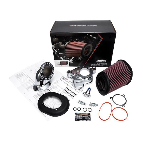 Harley Davidson ハーレーダビッドソン 純正 スクリーミンイーグル ヘビーブリーザーエクストリーム エアクリーナー クローム ...