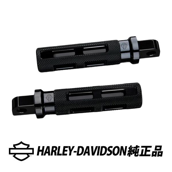 Harley Davidson ハーレーダビッドソン 純正 スイッチバック フットペグ ブラック スポーツスター ダイナ ソフテイル ...