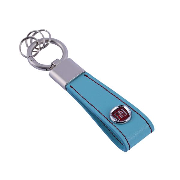 FIAT フィアット 純正 レザーキーホルダー フィアット? 500 500e FA1 チンクエチェント パンダ ドブロ プント ドュカト ブルー 59083243 : AutoWear ...
