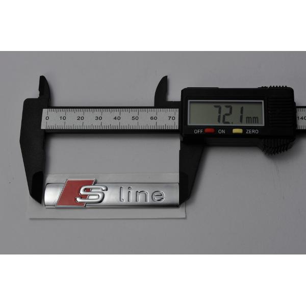 アウディ 純正A1 A3 A4 A5 TTRS RS3 A6 A8 Q3 S3 Sライン S-LINE フェンダーエンブレム左右ペア ...