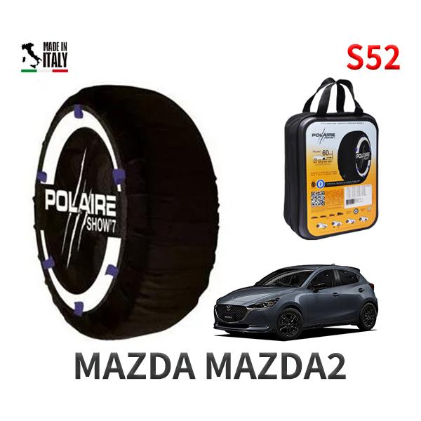POLAIRE 正規品 スノーソックス S52 イタリア製 スノーチェーン Show'7 MAZDA2/DJLAS タイヤサイズ：185/65R15 : AutoWear - 通販 ...