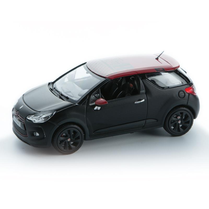 シトロエン 純正 1/43 DS3 Racing ミニチュアカー (ルーフ：レッド) AMC019121 : AutoWear - 通販 - Yahoo!ショッピング