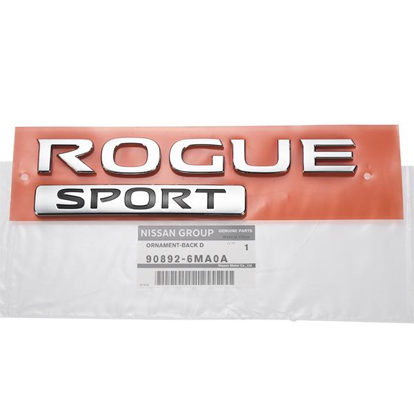 日産 純正 リアエンブレム エクストレイル T32 輸出仕様 ローグ ROGUE SPORT 90892-6MA0A : b00002 ...