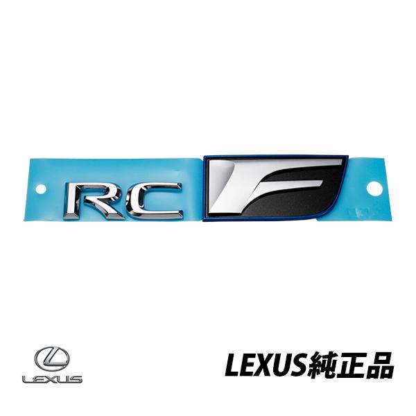 US レクサス 純正 リアエンブレム Lexus RC F USC10 FSport RCF Fスポーツ 輸出仕様 リアゲート バッジ 1個 ...