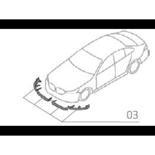 BMW 純正 フロントスポイラー 5シリーズ i5 51115A6FE86 : b00799 : AutoWear - 通販 - Yahoo ...