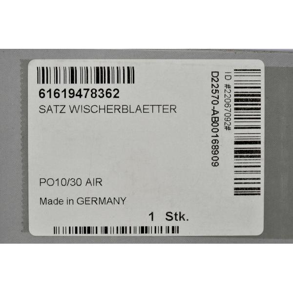 送料無料 BMW純正 3シリーズ G20 G21 G80 G81 右ハンドル用 フロントワイパーブレード左右ペア 純正品番 ...