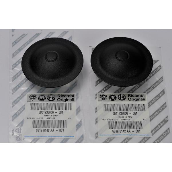 FIAT フィアット純正 500 312型 チンクエチェント フロントショックマウントカバー 左右2個セット 51938656 ...