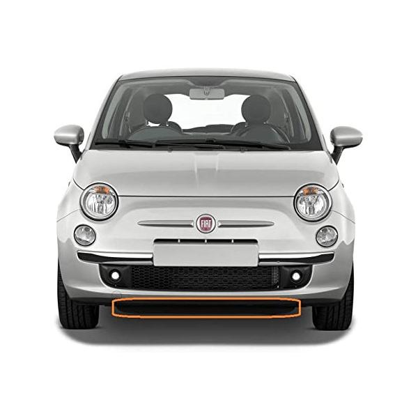 FIAT フィアット純正 500 500C 312型 前期 チンクエチェント フロントバンパーリップ ブラック スポイラー 51861057 ...