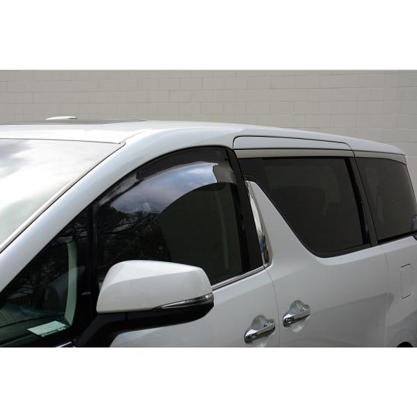 Airplex製 トヨタ アルファード ヴェルファイア 30系 AGH30 GGH30 AYH30 ビックドアバイザー ワイドバイザー ...