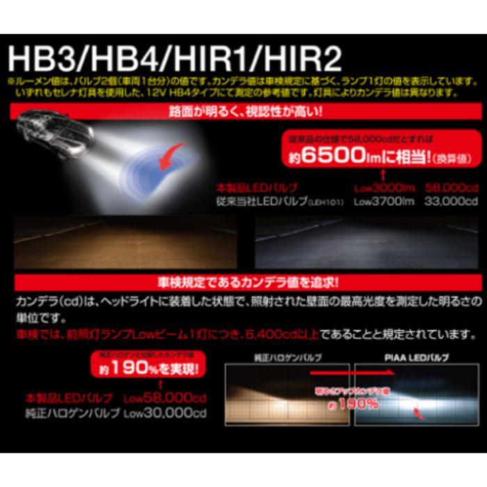 LEH121 ヘッド&フォグ用LEDバルブ 放熱ファンタイプ PIAA HB3/HB4/HIR1/HIR2 : オートウイング Yahoo!店 - 通販 - Yahoo!ショッピング
