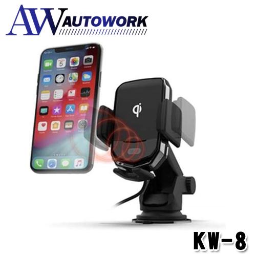 カシムラ Kashimura KW-8 ワイヤレス充電器自動開閉ホルダー キャパシタ付 ブラック : オートワークヤフー店 - 通販 - Yahoo!ショッピング