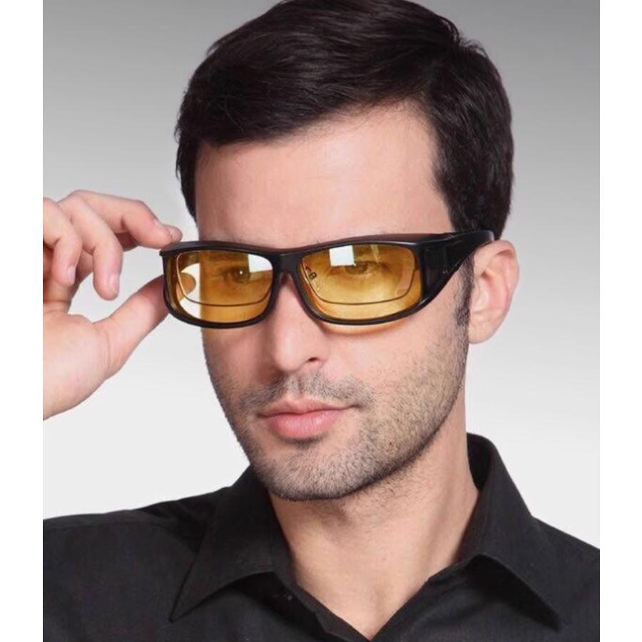 イエローサングラス 偏光オーバーサングラス 夜間走行に最適 対向ヘッドライトの眩しさ軽減 : at-99841 : AUTRADE - 通販 - Yahoo!ショッピング