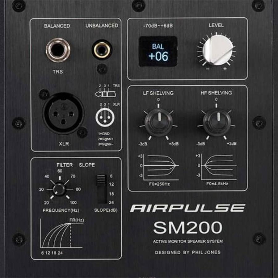 AIRPULSE（エアパルス） SM200 AIRPULSE アクティブモニタースピーカー [ペア] : アバックYahoo!店 - 通販 ...