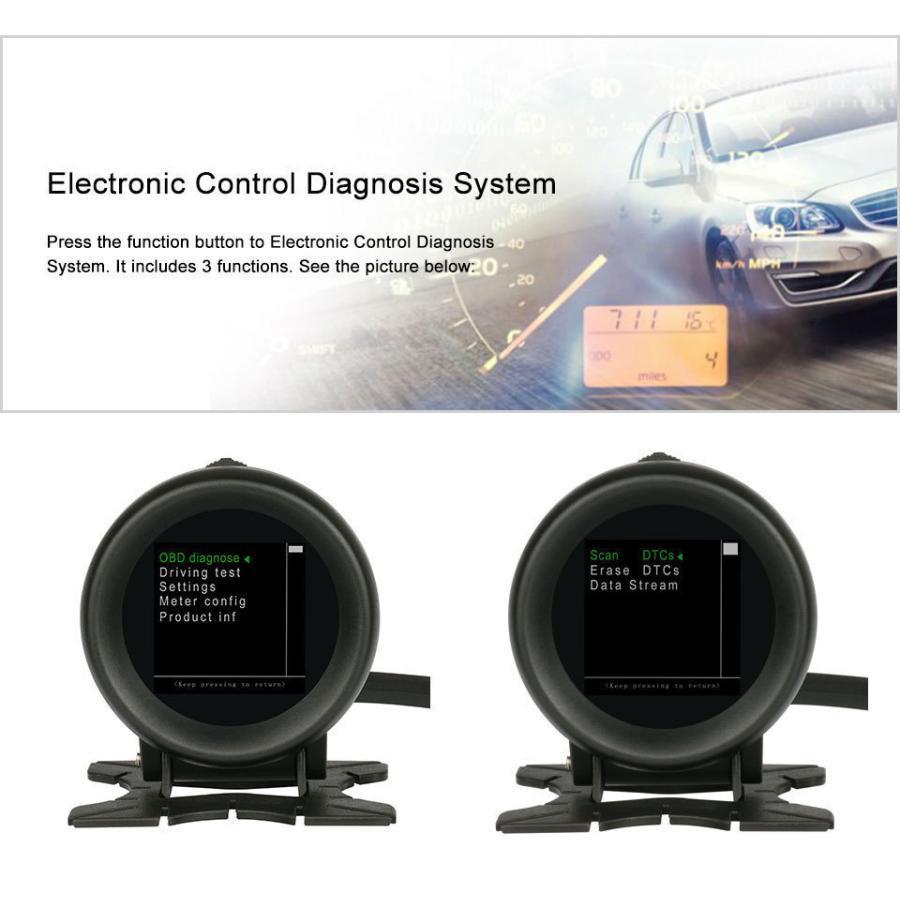 AUTOOL X60 OBD 計 OBD 2 HUD デジタル温度計デジタル電圧スピードメーター表示メーターアラーム水領収発行可 ...