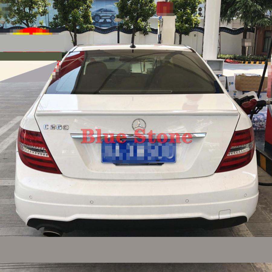 メルセデスベンツ Cクラス w204 C180 C200 C260 C300 2008-2013 リアウイング スポイラー エアロ パーツ カスタム おしゃれ 黒 白 ...