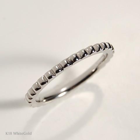 リング 指輪 ミルグレイン レディース 18金 k18 18k 10金 k10 10k ゴールド サイズ 細身 華奢 シンプル Polte ...