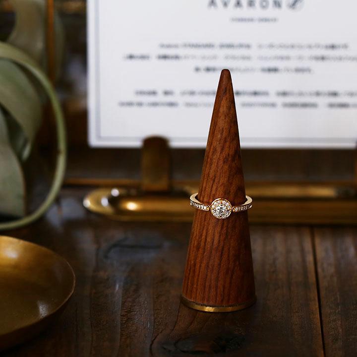 Avaron ヘイロー デザイン ダイヤモンド リング 指輪 レディース Avaron ヘイロー デザイン ダイヤモンド リング 指輪 レディース