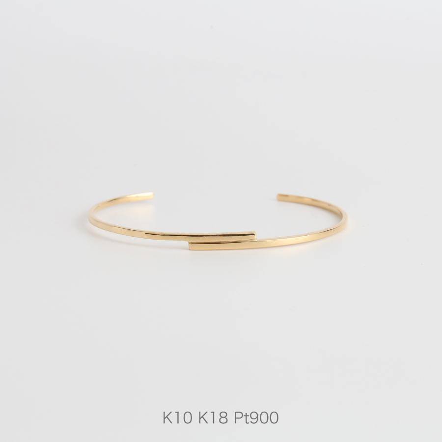 Avaron バングル ゴールド K18 K10 Pt900 プラチナ レディース シンプル 細身 ギフト プレゼント Stack Line Bangle : AVARON - 通販 ...