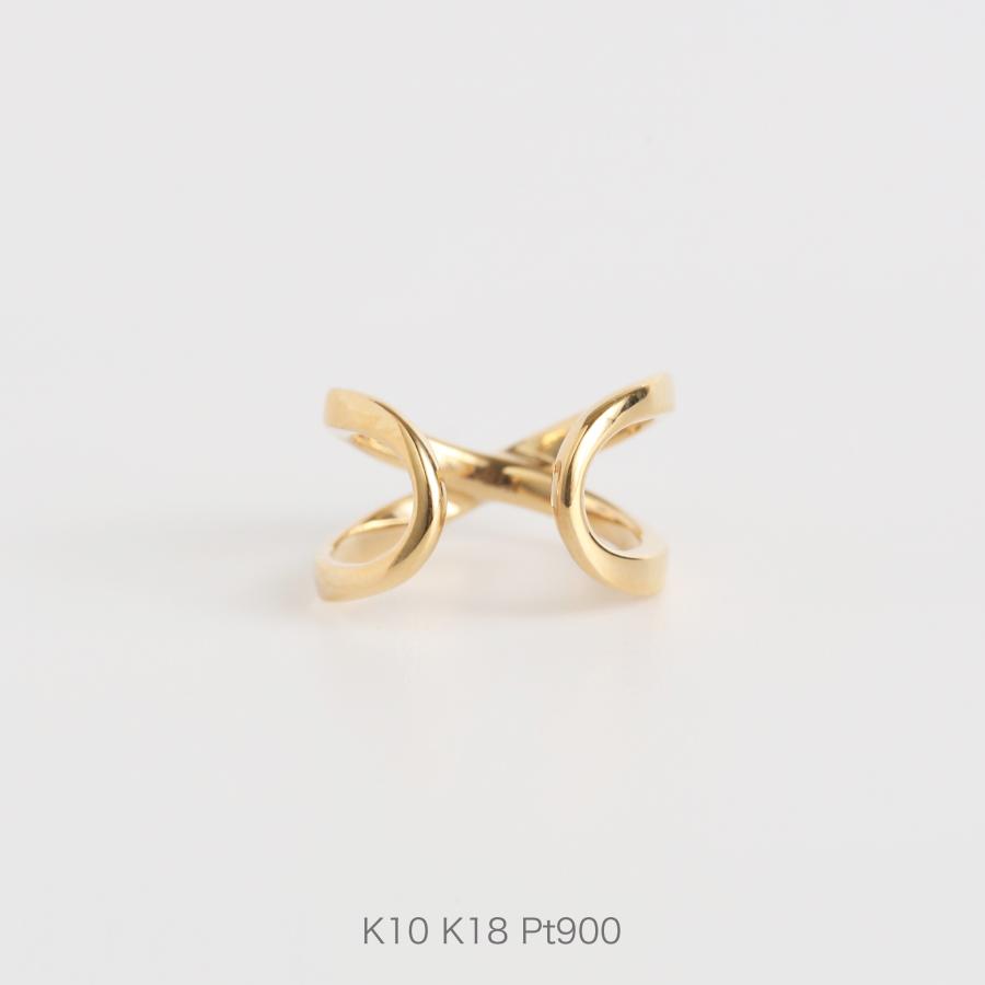 Avaron クロス モチーフ イヤーカフ ゴールド K10 K18 Pt900 地金 レディース 片耳 ギフト プレゼント CROSS Ear Cuff : AVARON - 通販 ...