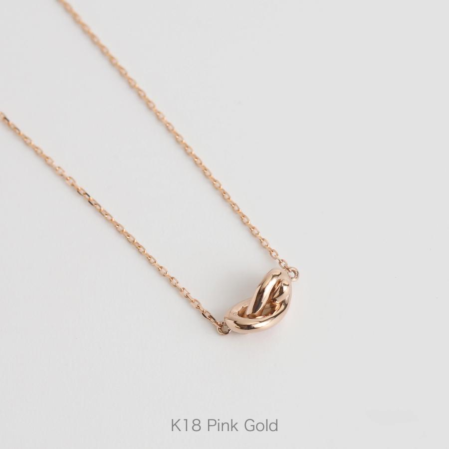 Avaron ネックレス 結び目 ゴールド K10 K18 Pt900 レディース Knot Necklace : AVARON - 通販 - Yahoo!ショッピング