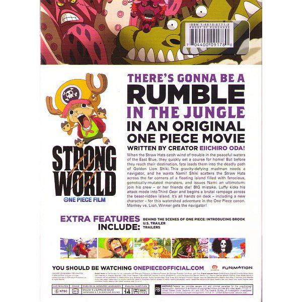 ONE PIECE 劇場版 FILM STRONG WORLD DVD 113分収録 北米版 : 輸入アニメ専門店 えいびーす - 通販 ...
