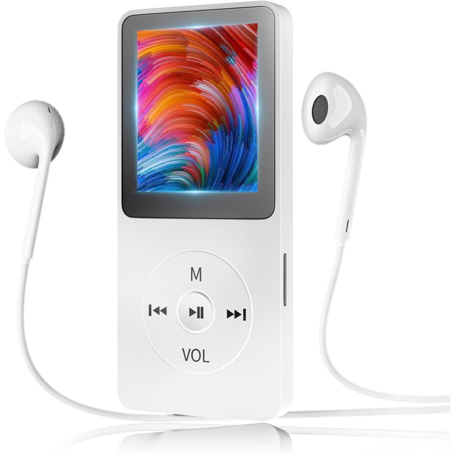 MP3プレーヤー Bluetooth 5.1 MP3プレイヤー 32GB内蔵 SDカード対応 128GB拡張可能 HIFI 有線イヤホン付き ...