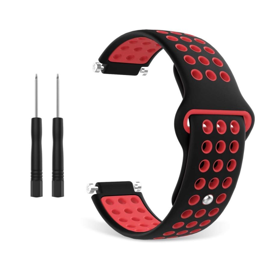 Red GARMIN ガーミン 交換ベルト ForeAthlete 235J/220J/230J/235J/620J/630J/735XTJ ...