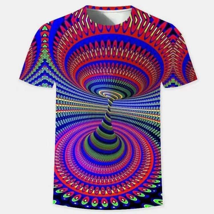 全16色×8サイズ！tシャツ メンズ 3dTシャツ 3Dプリント 幾何柄 半袖 トップス 面白いシャツ 夏服 丸襟 ダンス ヒップホップ hiphop : アパレルAvicii アヴィーチ ...