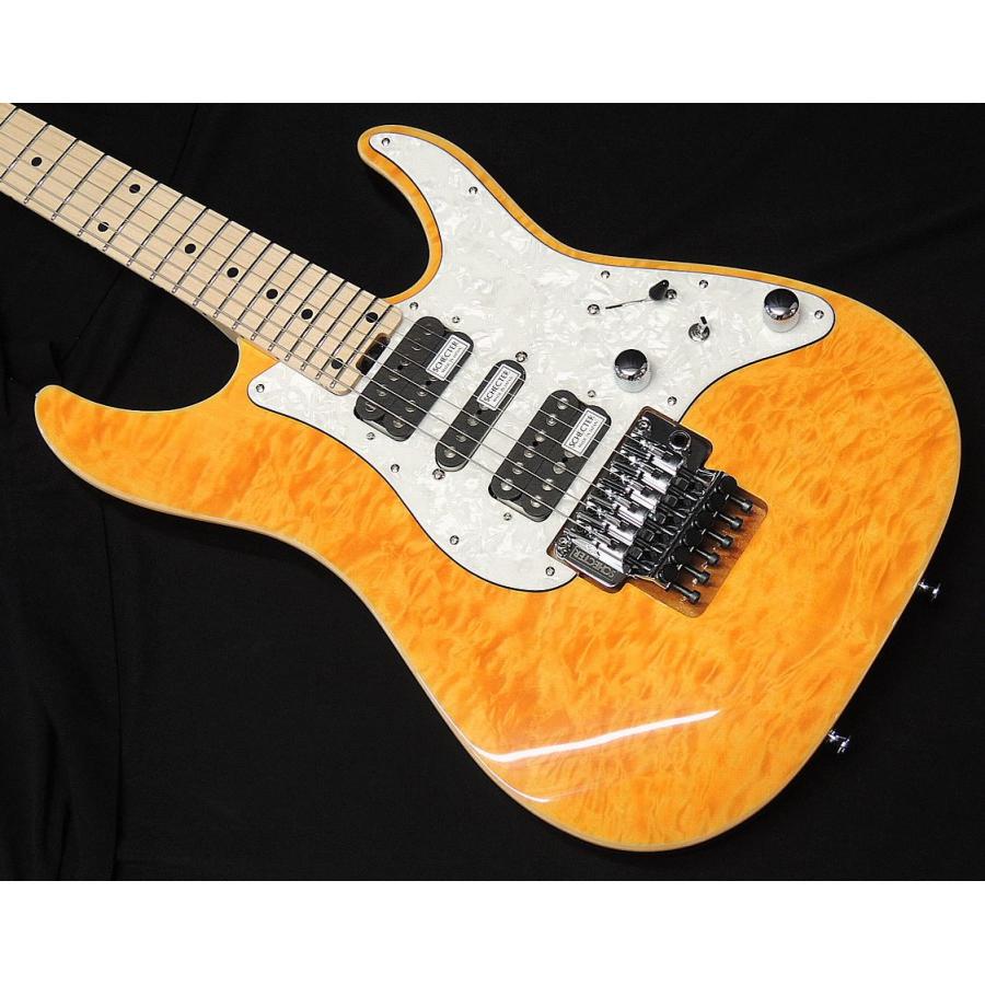 SCHECTER SCHECTER SD-2-24-AL AMB M Amber シェクター キルテッドメイプルトップ ロック式トレモロ ...