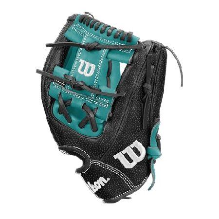 Wilson A2000 1786 11.5 inches Infield Baseball Glove Right Hand Thrower (Black/Teal ...