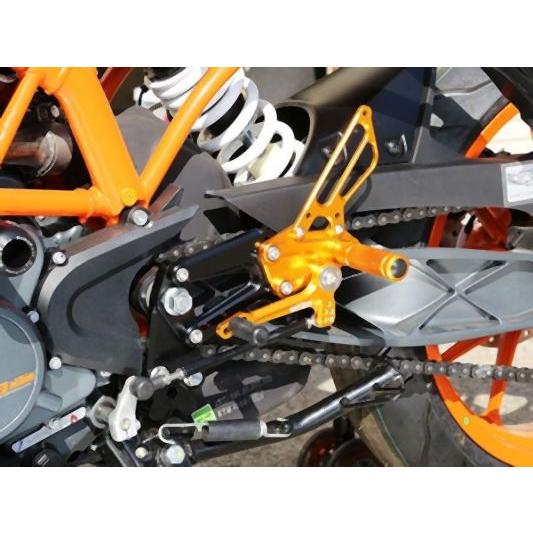 BabyFace ベビーフェイス パフォーマンスステップキット レースシフト ゴールド KTM RC125/390 14 : 淡路二輪カスタム ...