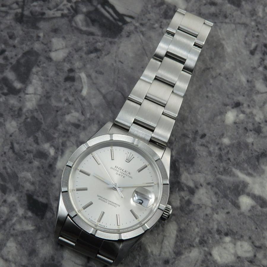 ロレックス ヴィンテージ オイスターパーペチュアルデイト Ref.15210 1989年 ROLEX 自動巻き Cal.3135 :R3755 ...