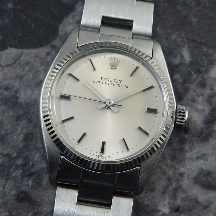 ロレックス オイスターパーペチュアル 6751 WGベゼル ボーイズサイズ ブレス付 自動巻 ROLEX 1981年 アンティーク時計 :R3903:アンティークウォッチライフ腕時計 - 通販 ...