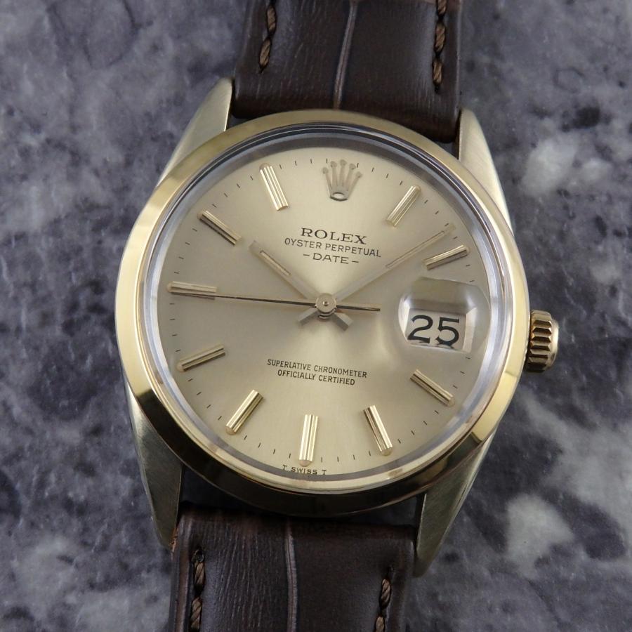 オイスター パーペチュアル ロレックス オイスターパーペチュアル デイト 15505 ヴィンテージ 1981年 アンティーク ROLEX 自動巻腕時計 : アンティークウォッチライフ腕時計 ...