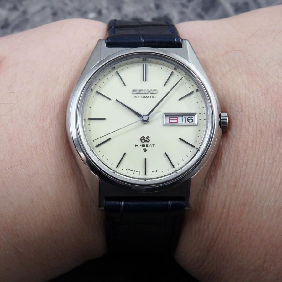 SEIKO グランドセイコー ハイビート REF.5646-7010 アンティーク ヴィンテージ メンズ 腕時計 : アンティークウォッチ ...