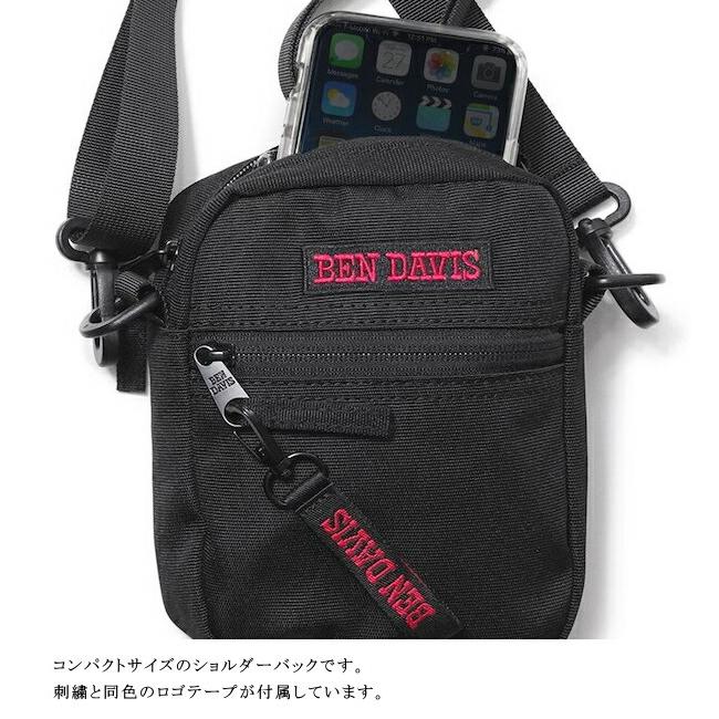 ショルダーバッグ BEN DAVIS ベンデイビス BDW-8264 カレッジロゴ 縦型メッシュミニショルダーバッグ バック カバン かばん 鞄 ネコ : bendavis323 ...
