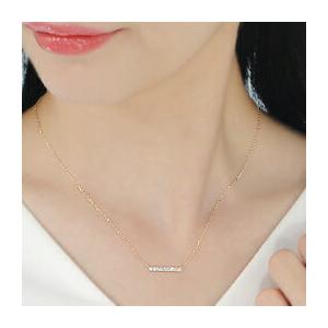 k18 YG WG PG 0.20ct ストレートライン ダイヤモンド ネックレス ダイヤ ライン ペンダント 18金 18k ホワイト イエロー ピンク 0.2カラット ben0107 ...