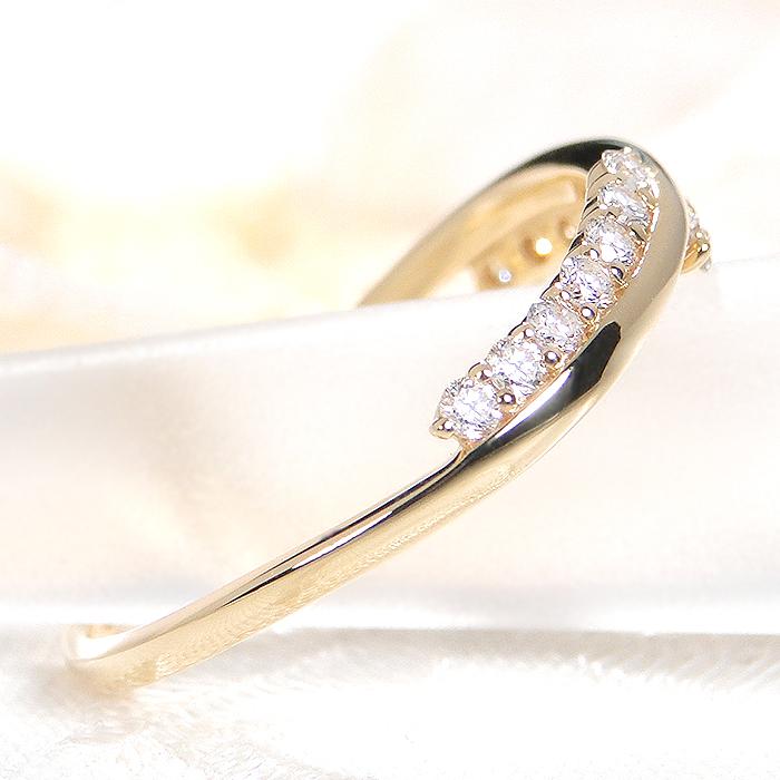 K18 YG PG WG ダイヤモンド リング 0.2ct レディース ジュエリー アクセサリー 指輪 ダイヤ ゴールド ギフト プレゼント エタニティ 送料無料 ber0441 ...
