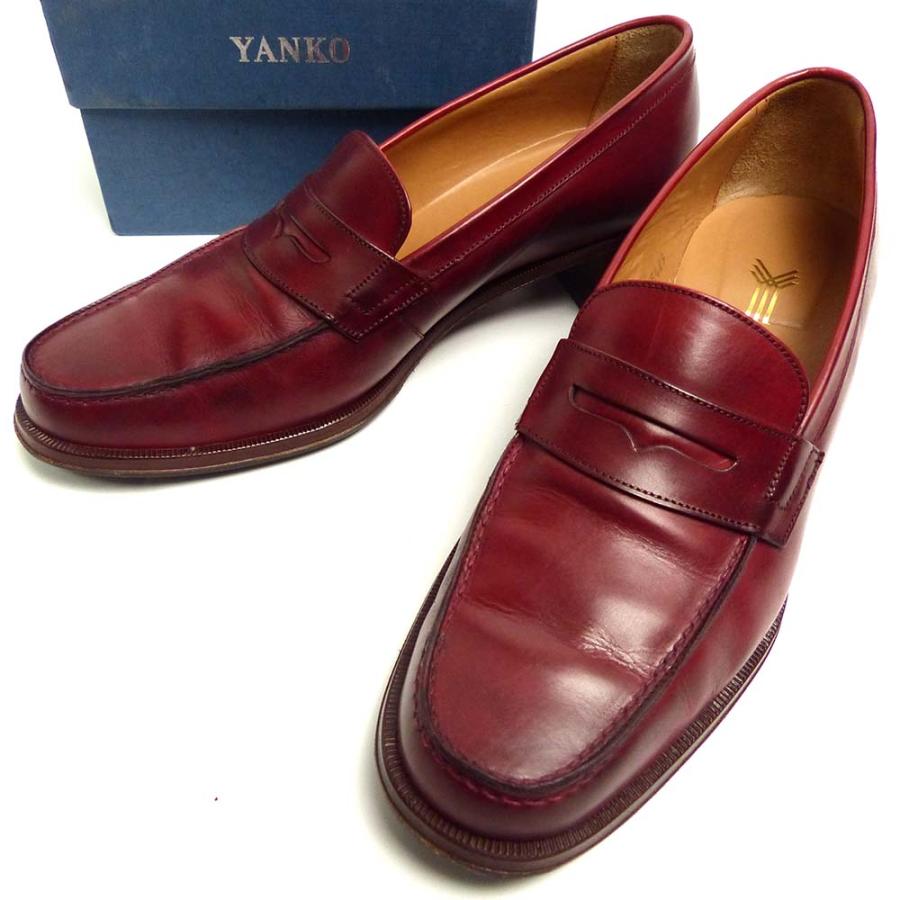 YANKO / ヤンコ コインローファー / ヒールローファー 4 1/2C(23.5cm相当)(レディース・箱付き)【中古】 : 9j-1 ...
