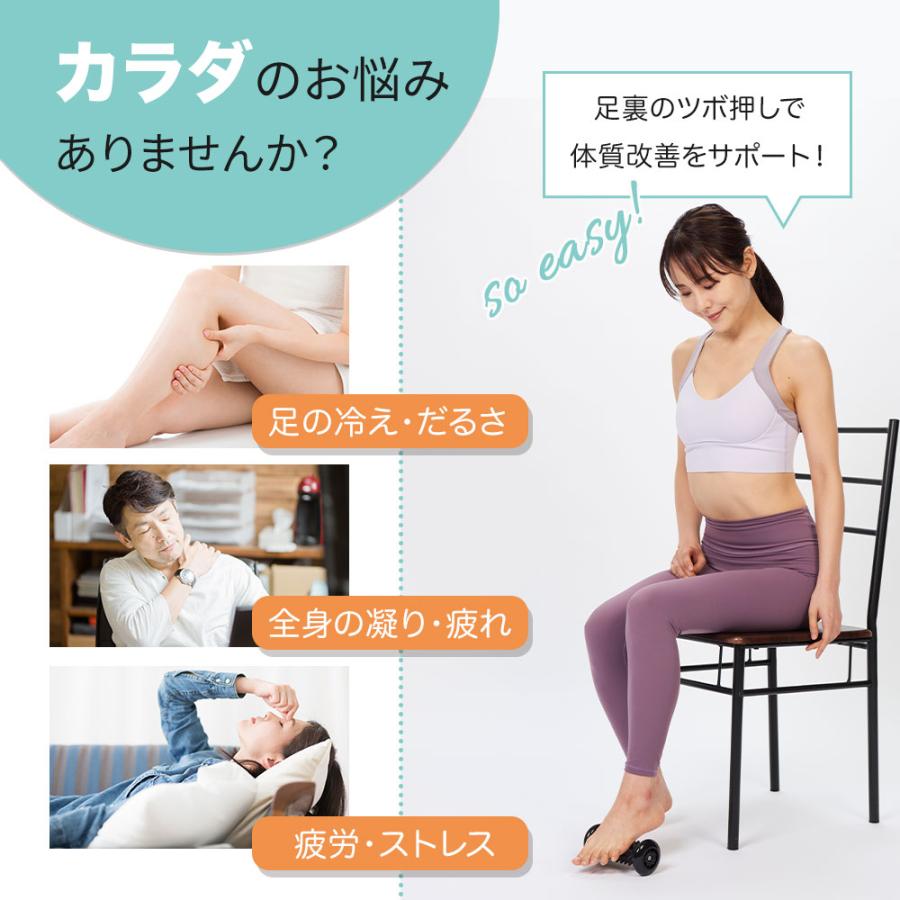 ACTIVE WINNER フットローラー（ブラック）筋膜リリース 足裏マッサージ ローラー 足つぼ ふくらはぎ 青竹踏み : ACTIVE WINNER - 通販 - Yahoo!ショッピング