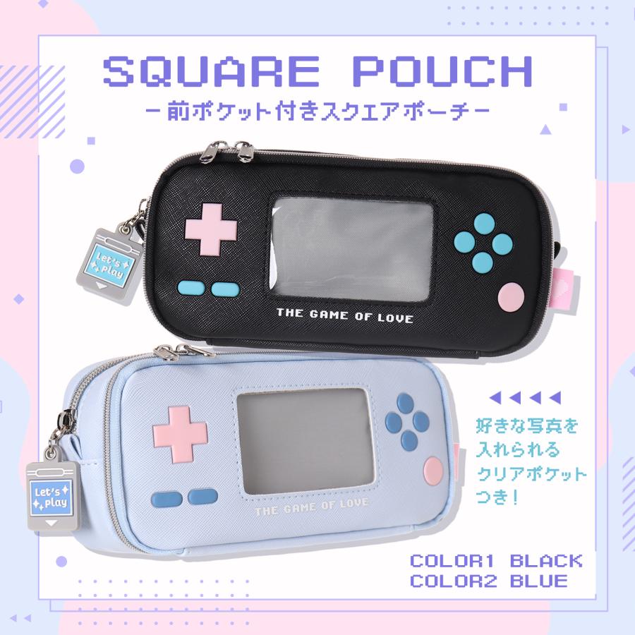 Osel Coboca+合皮前ポケットスクエアポーチ(GAME) : AXCIS - 通販 - Yahoo!ショッピング